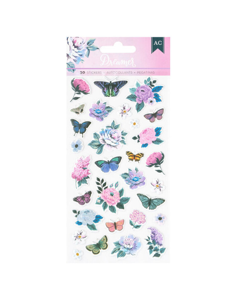 Dreamer Stickers Puffy Icon (30pcs) - Scraphut