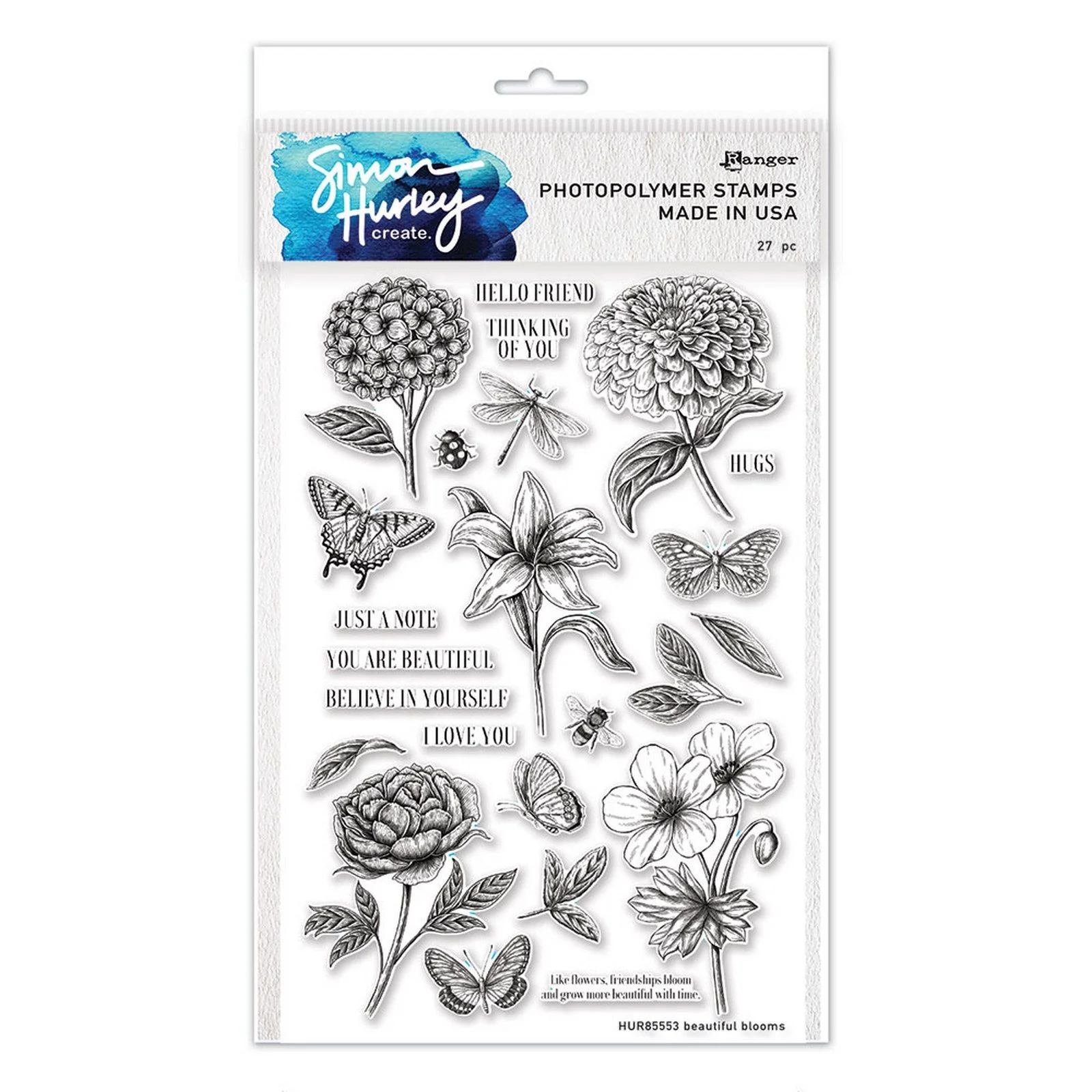 Ranger • Simon Hurley Create Photopolymer Stamps Beautiful Blooms ...