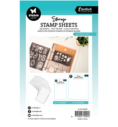 SL Storage Stamp sheet A6+ sheet Essentials nr.07 - Scraphut