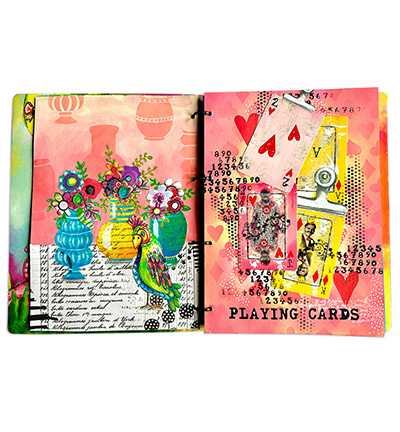 ABM Mask Playing Card Art By Marlene nr.322 - Scraphut