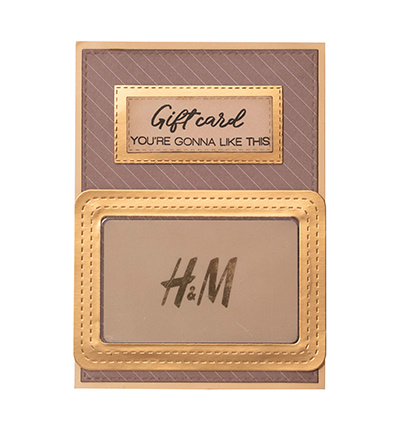 SL Cutting Die Gift card blister die Essentials nr.1001 - Scraphut