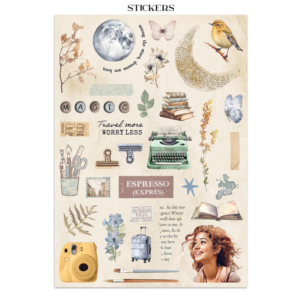 Stamperia Junk journal stickers, cut-outs, backgrounds - Secret Diary ...