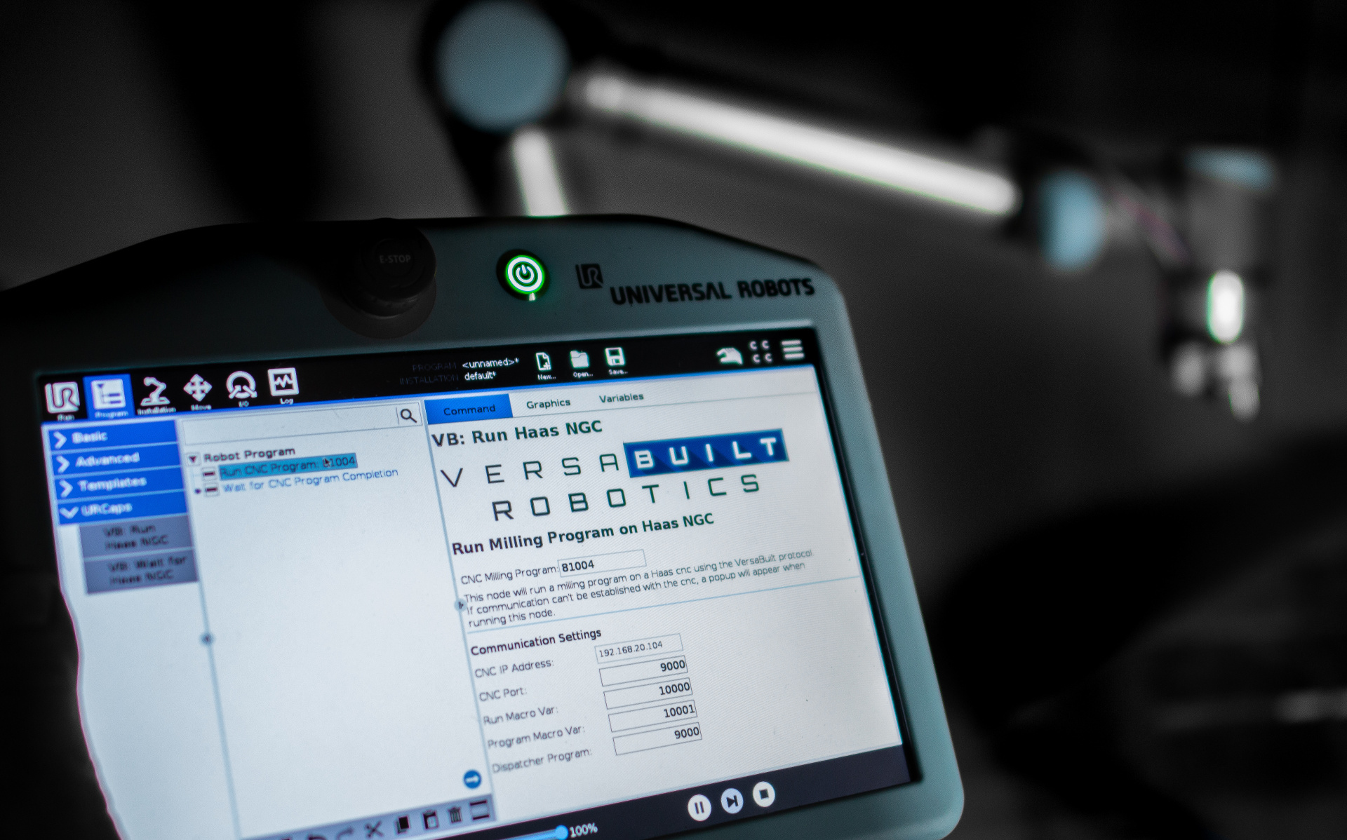 Robot2CNC - Haas NGC - plug+automate.swiss