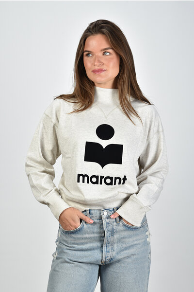 Marant Etoile trui Moby PSW0003FA-A1M07E ecru - Marjon Snieders