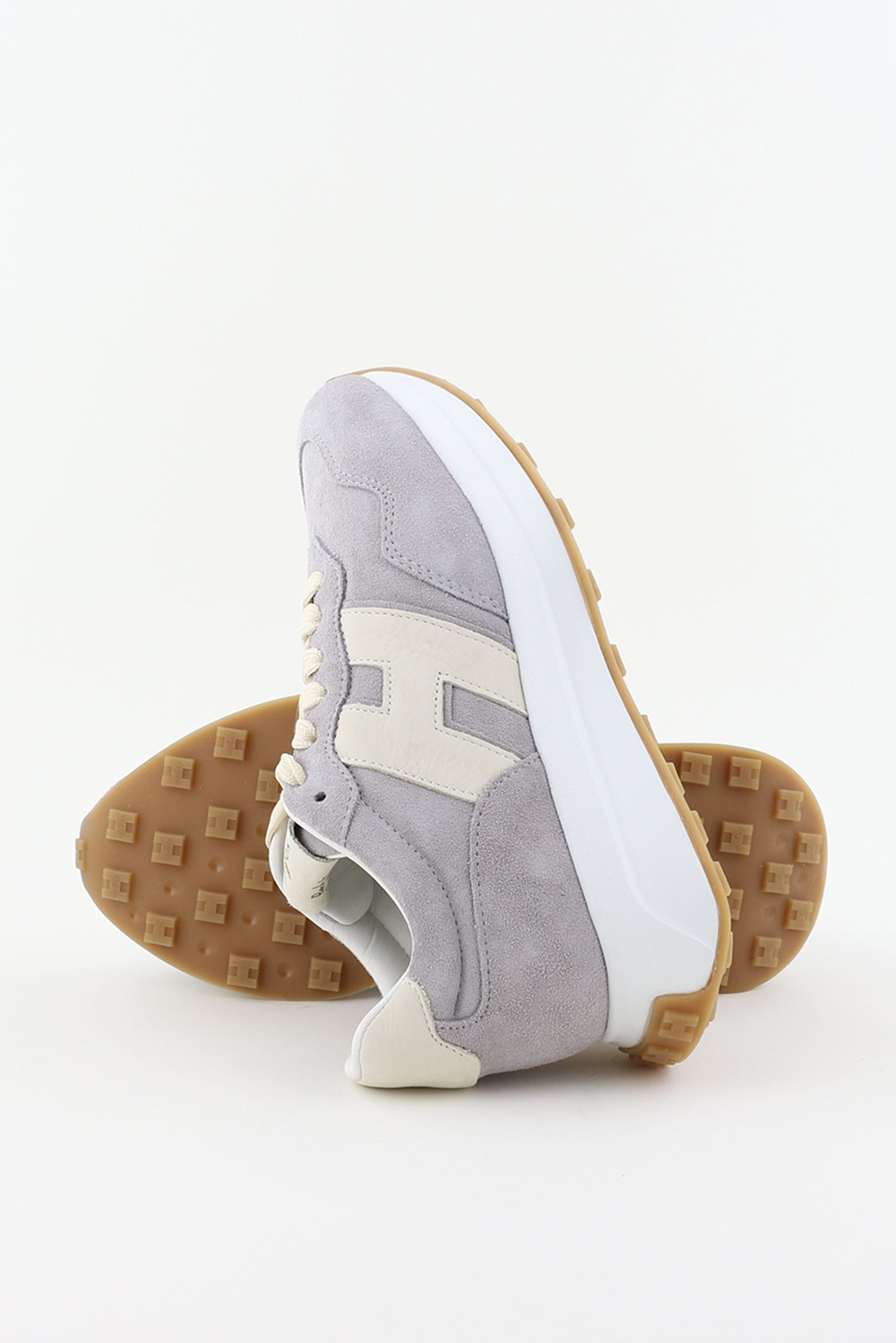 Hogan sneakers H641 HXW6410EH41R310VBR grey - Marjon Snieders