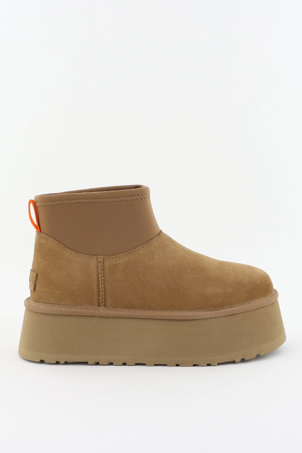 UGG ankle boots Classic Mini Dipper with platform sole chesnut - Marjon ...
