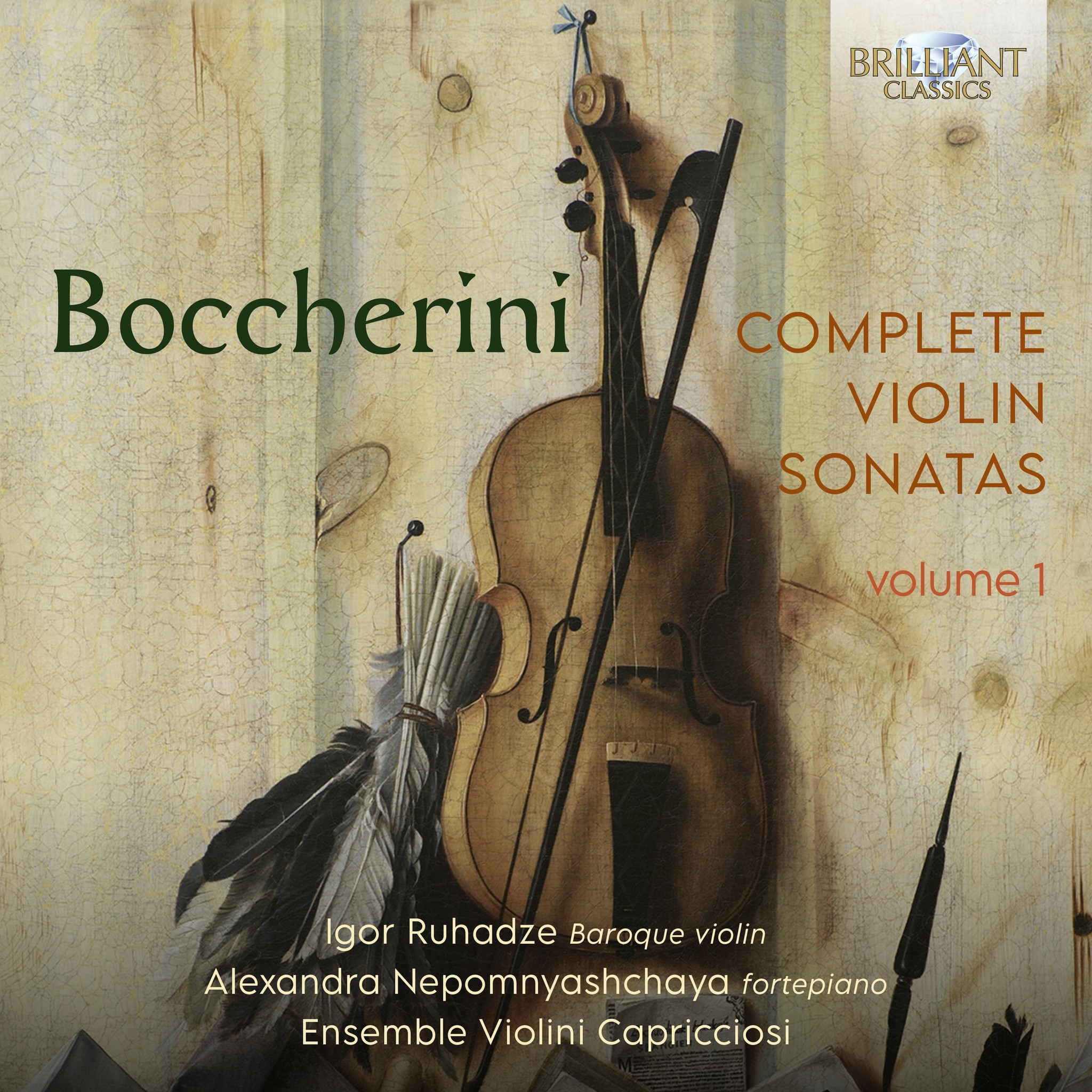 BOCCHERINI: COMPLETE VIOLIN SONATAS, VOL. 1 (5CD) - Klassiek.nl