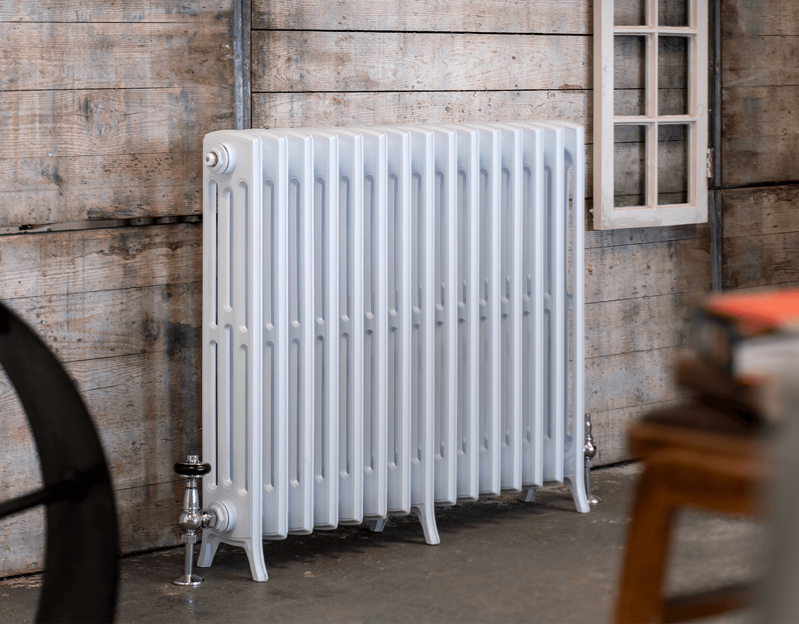 Classical retro design Aluminium radiator Edwardian 750/4, 19 section ...