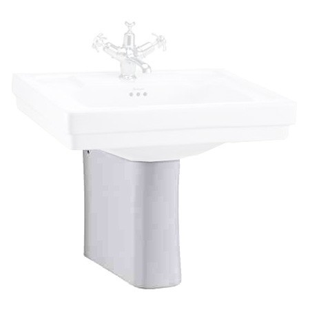 Burlington Waschbecken-Wandsockel zur Siphonabdeckung P8 ...