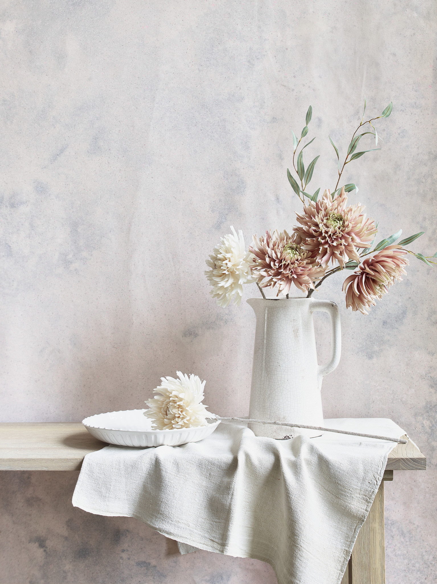 Neptune Flower Shop - Dahlia Stem Dusky Pink - TheClassicHouse - the ...