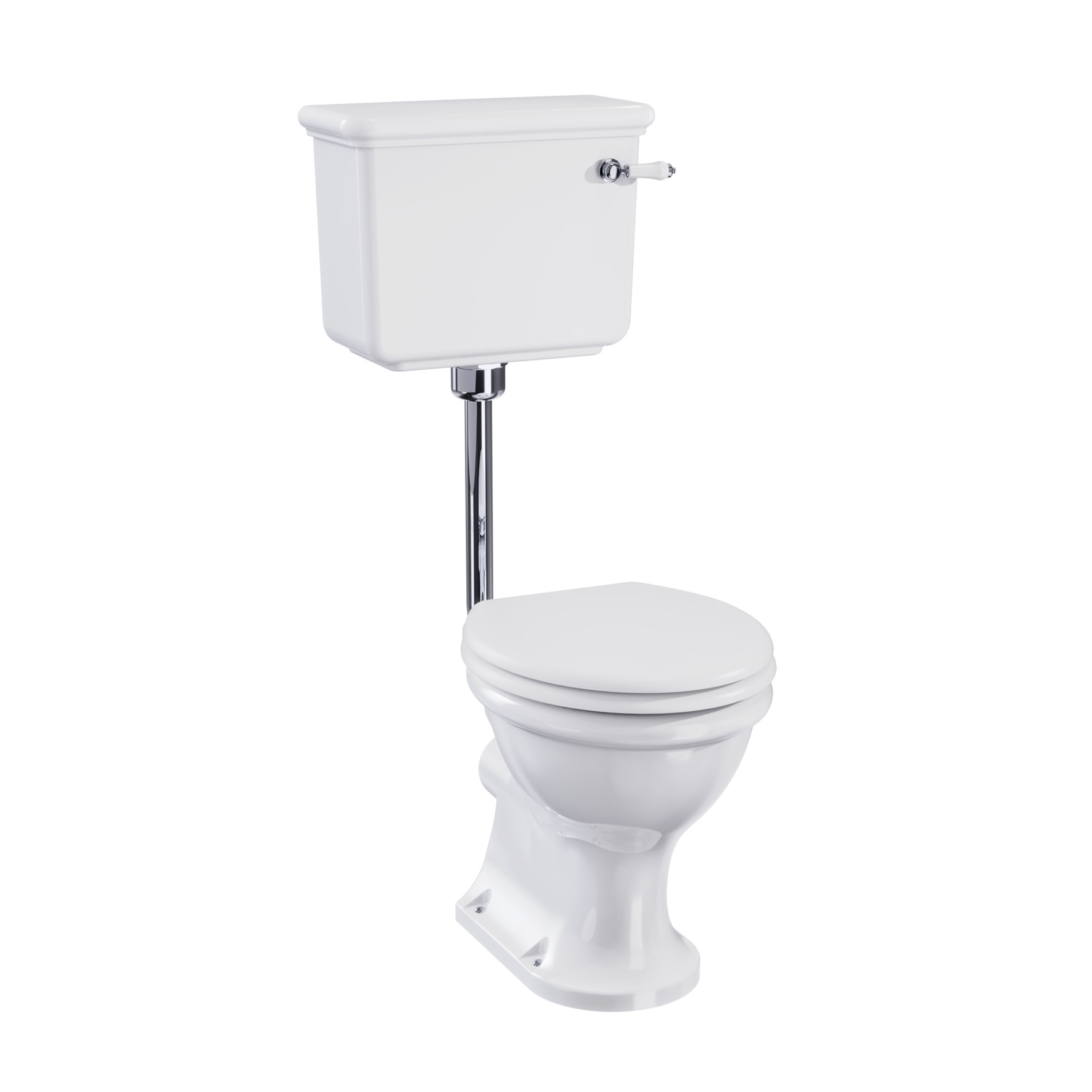 Guild Klassiek halfhoog toilet met hendel (PK), zonder spoelrand ...