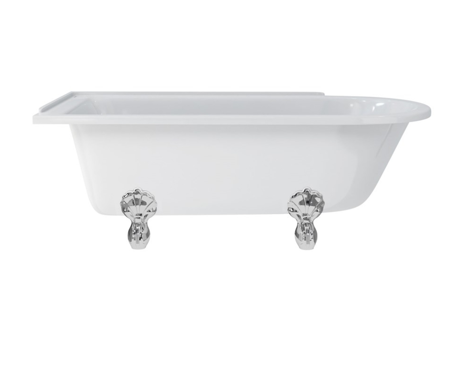 Freestanding acrylic bath Hampton 1700 left hand - Burlington E13 ...