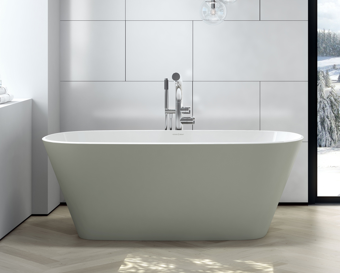 Modern freestanding bath Vetralla 1500 / 1650 - Victoria + Albert ...
