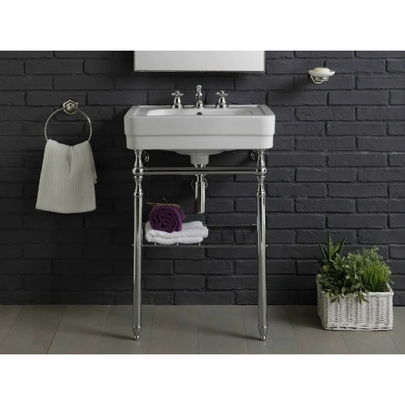 Blue Provence Soho 70cm basin with metal stand BP970-BP970BM ...