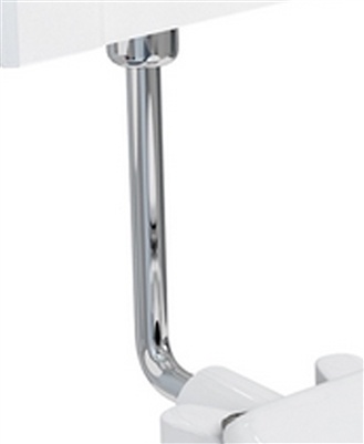 Burlington low level flush pipe kit - chrome, nickel or gold T31 ...