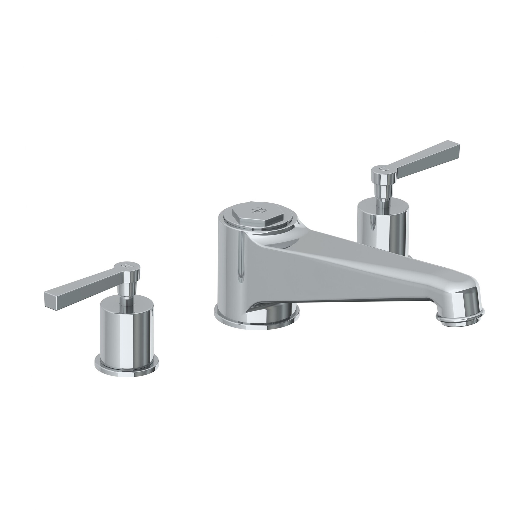 Janey Mac deco design 3H deck mounted bath faucet with levers JL1242 ...