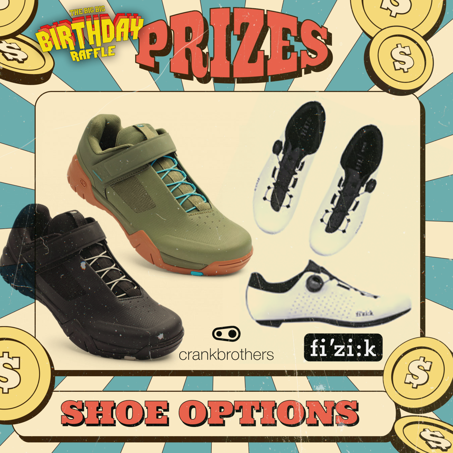 Big Birthday Raffle Ticket - Feel Good Bicycles