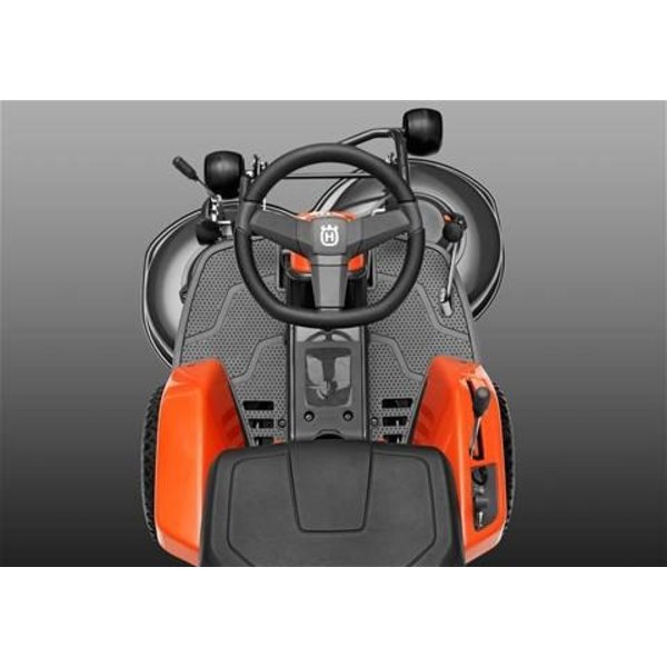 Husqvarna Rider 115C mit Frontmähwerk und Hydrostat sowie Knicklenkung ...