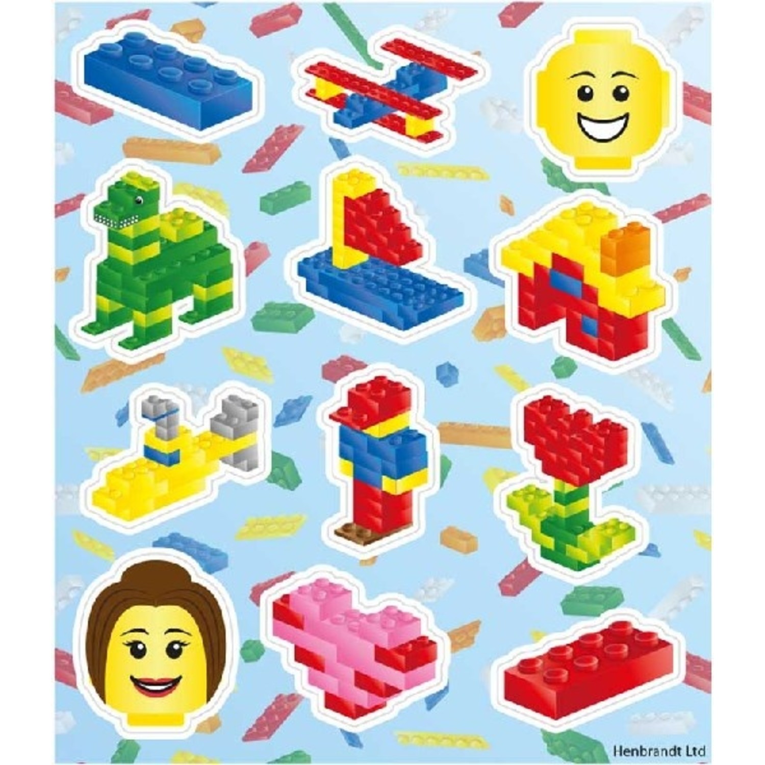 Lego Hagedis Stickers LEGO Signs And Decals Accessories (Xtra) 17