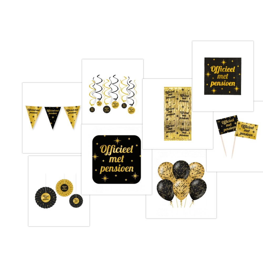 Pensioen versiering kopen bij Tuf-Tuf Uit eigen voorraad geleverd ...