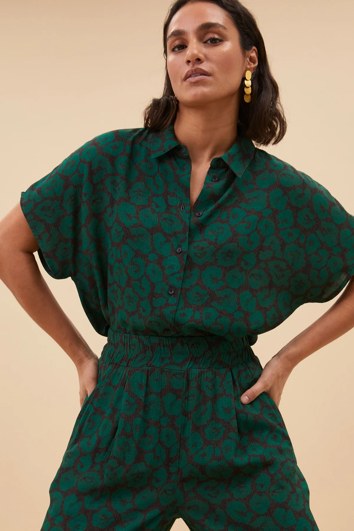 Karly Spotted Blouse Print - TARA Panningen