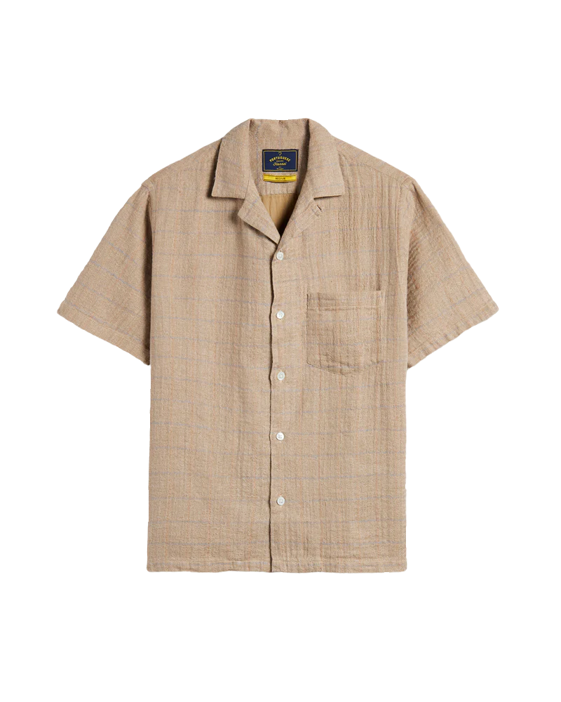 Portuguese Flannel Dorne - Sand - Walther Apparel for Men