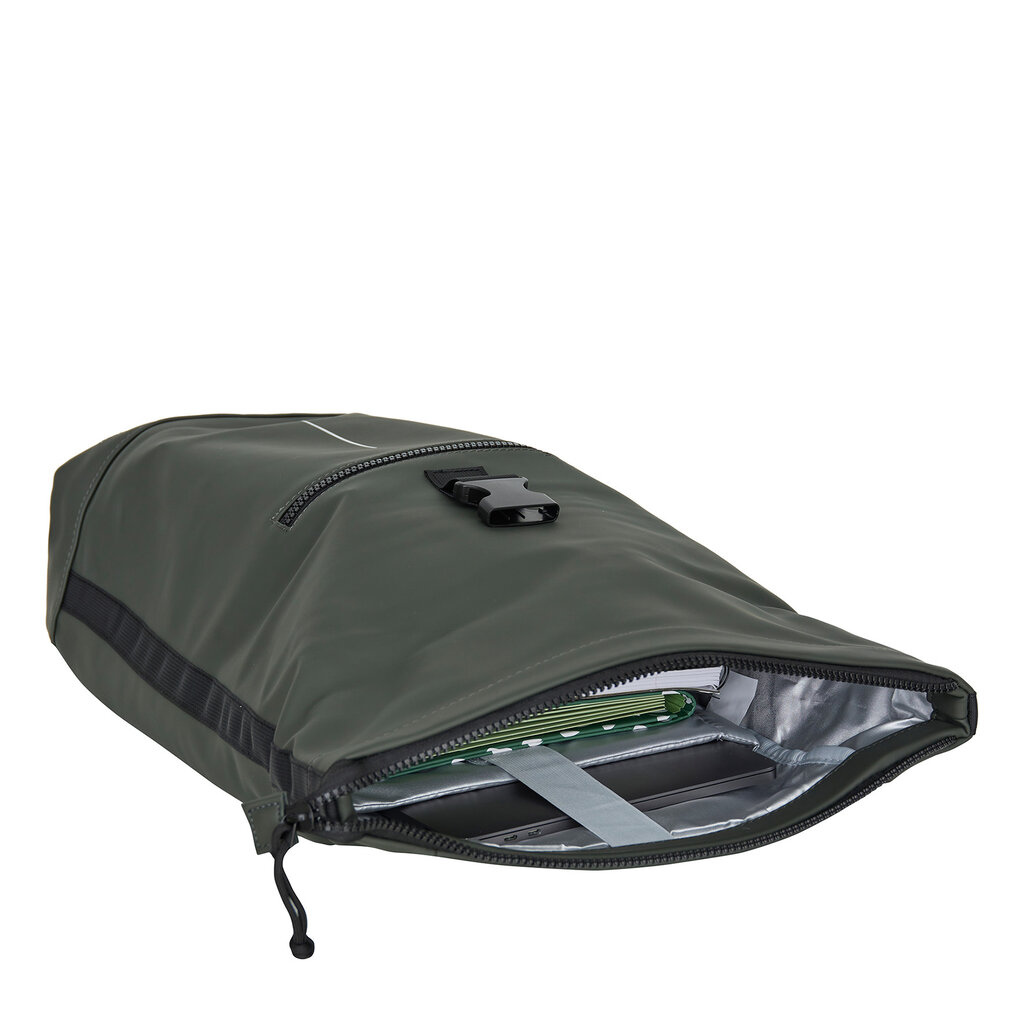 New Rebels Mart New York Nachtgroen 21L Rugtas Rolltop Waterafstotend ...
