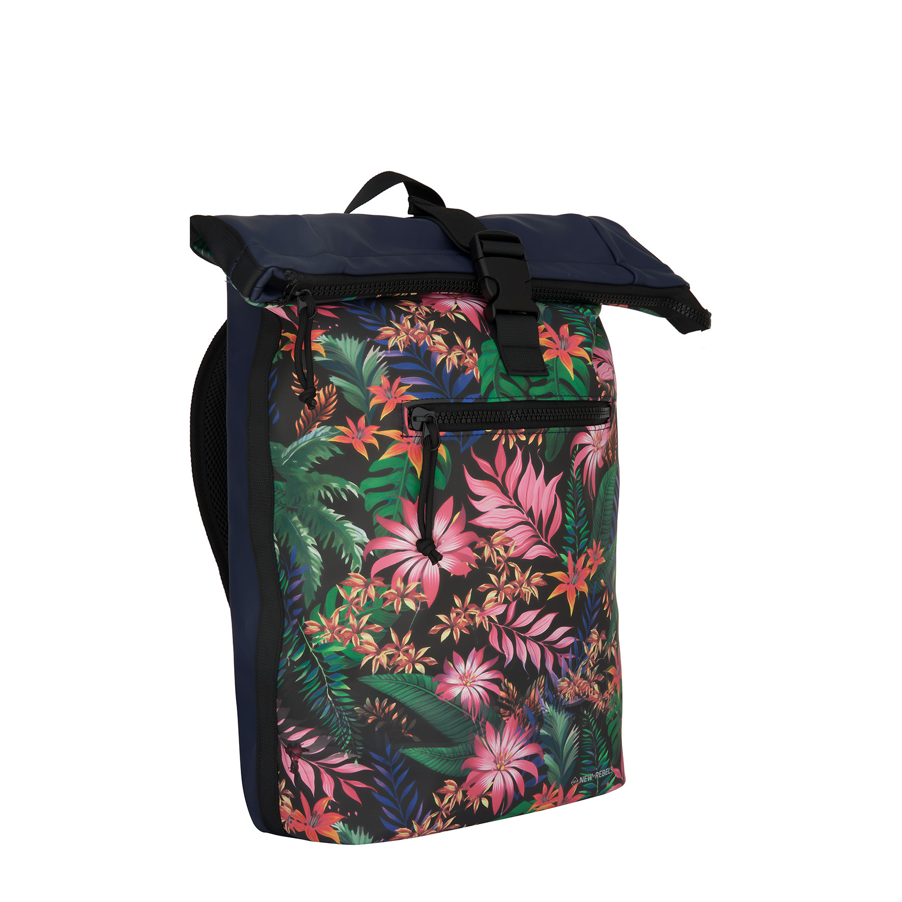 Mart Arts - New York Flowerpower Rolltop Backpack 16L - New Rebels