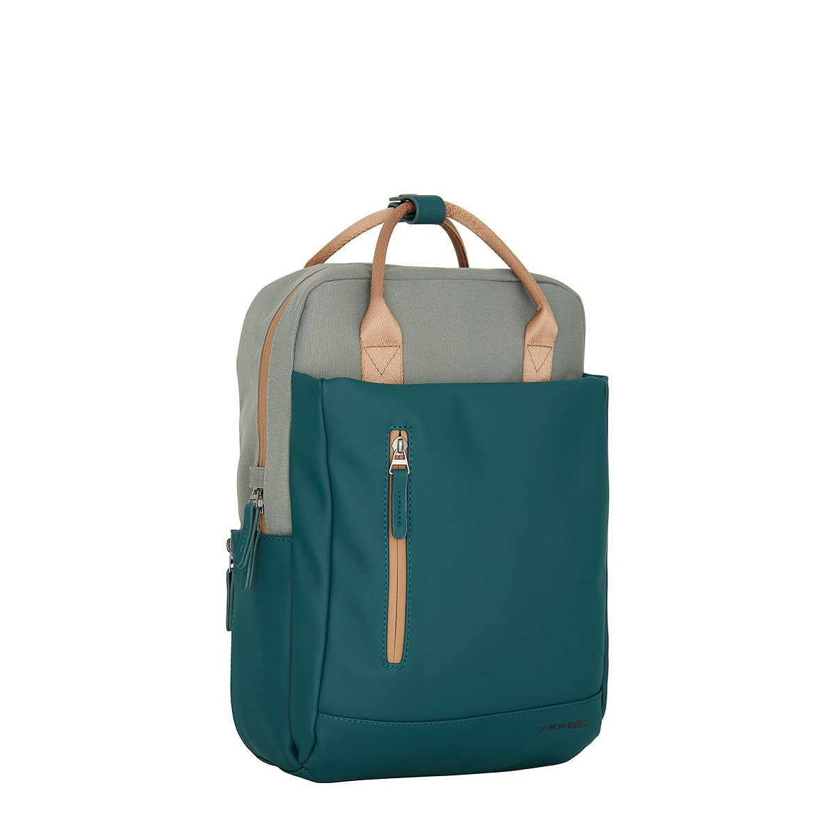 New Rebels Ferron Miami Handel Rucksack 9L Petrol - New Rebels