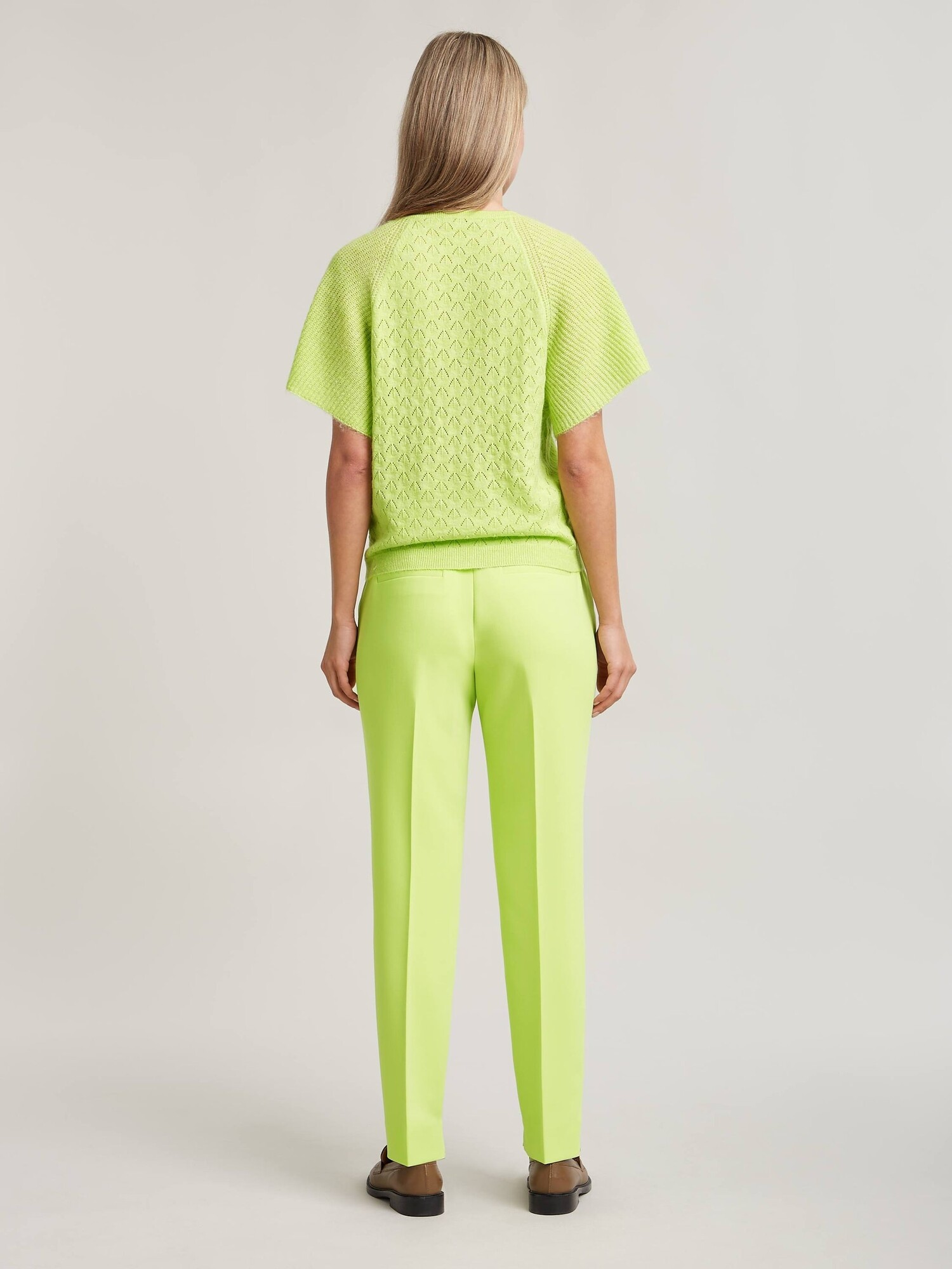 ALIX chino green glow Beaumont - Maurits & Mulder