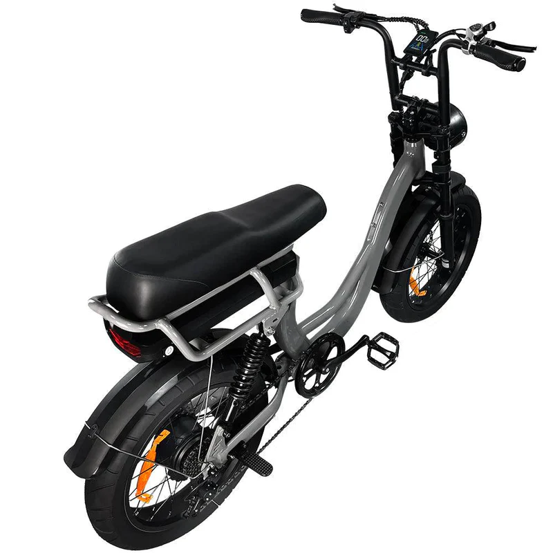EB8 PRO - 250 Watt - Elektrische Fiets / Fatbike - Hydraulisch | Grijs ...