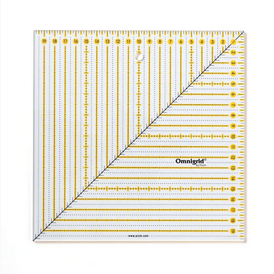 Omnigrid Liniaal vierkant 20x20cm - Guy's Naaicentrum