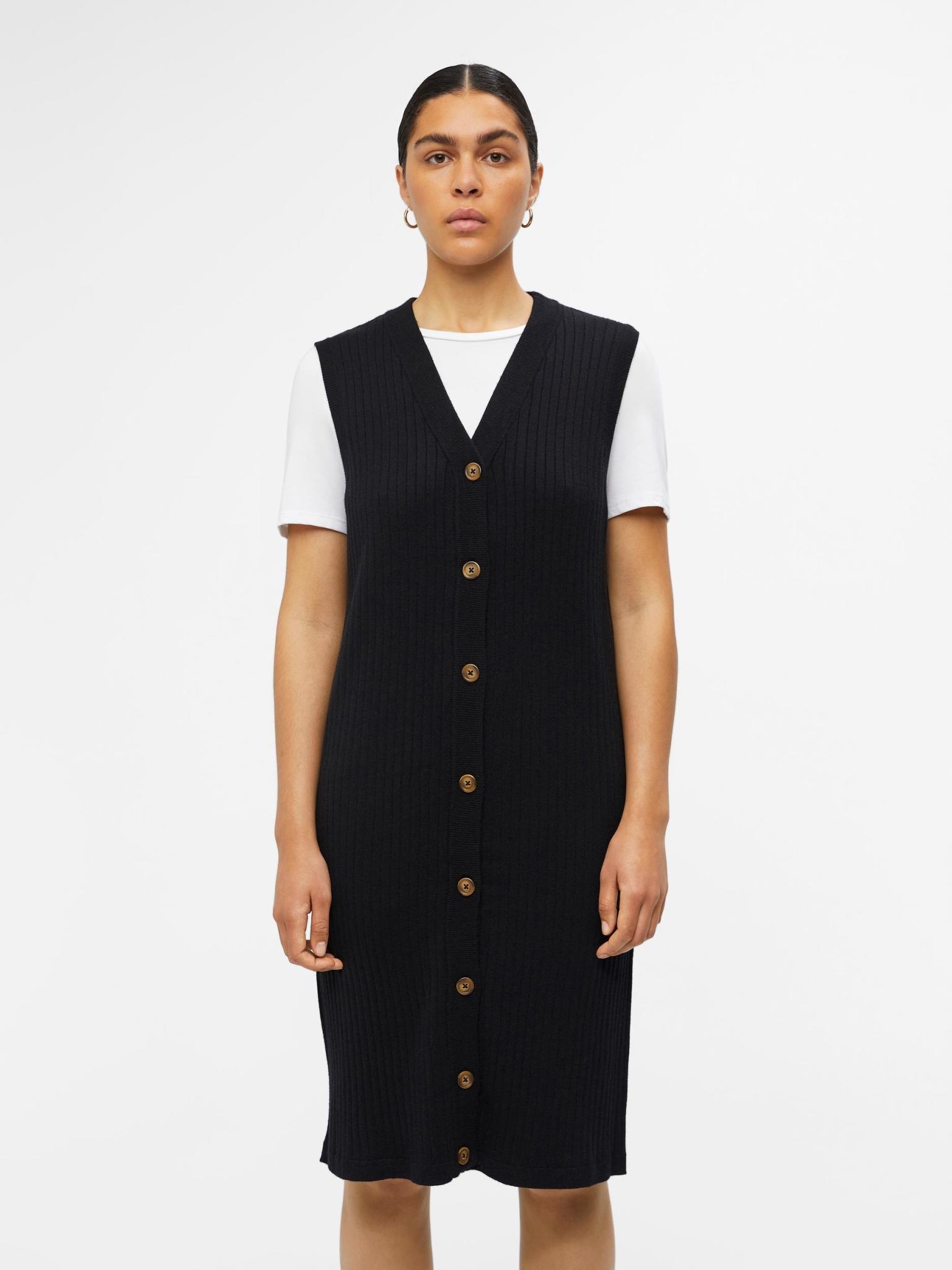 OBJECT - Knit dress Noelle black - Studio Ndrie8