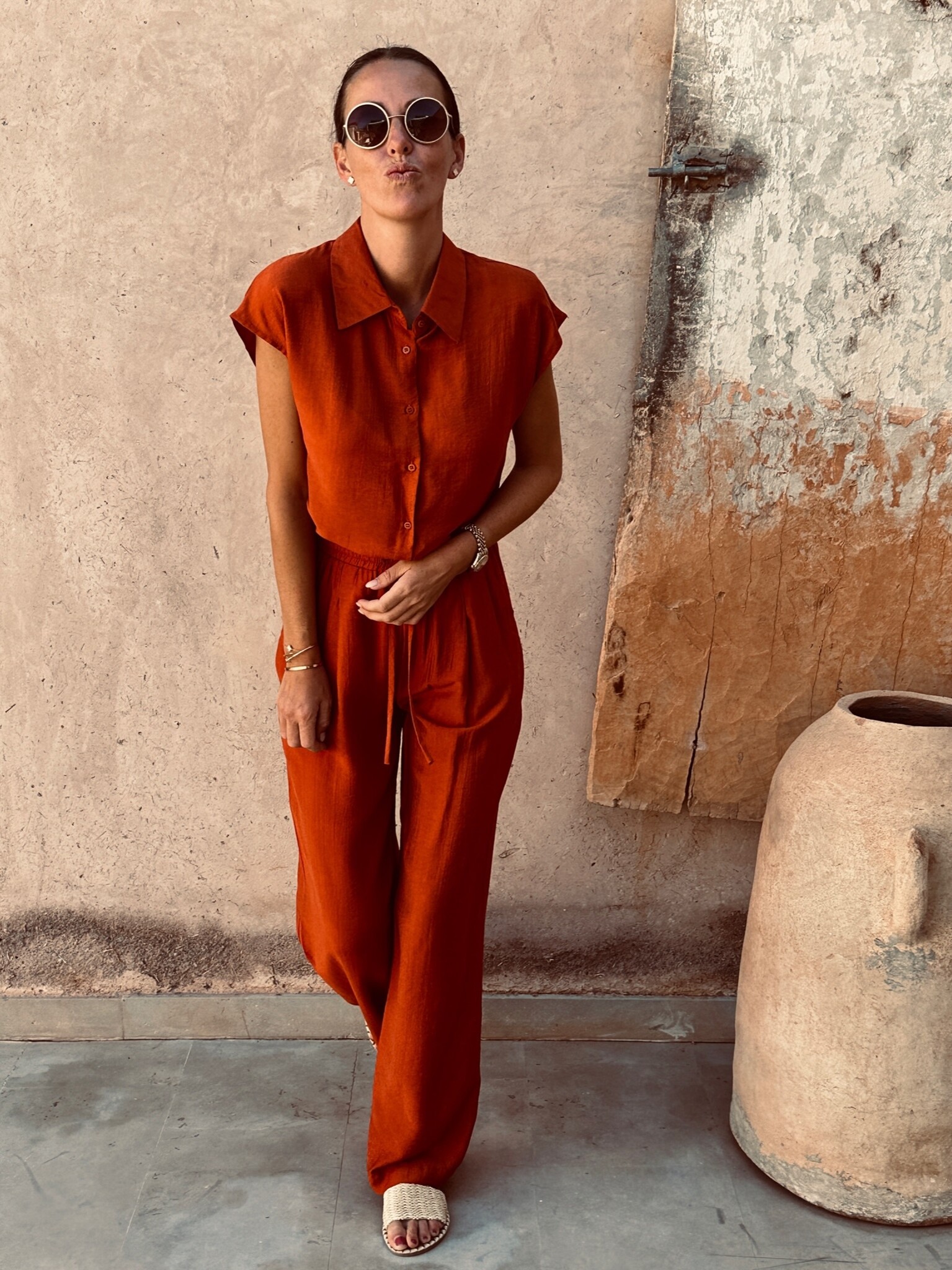 CILIA RUST TWO-PIECE SET