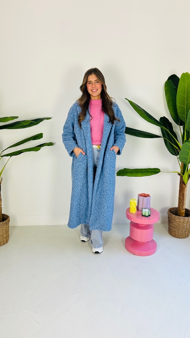 AUDREY BLUE COAT
