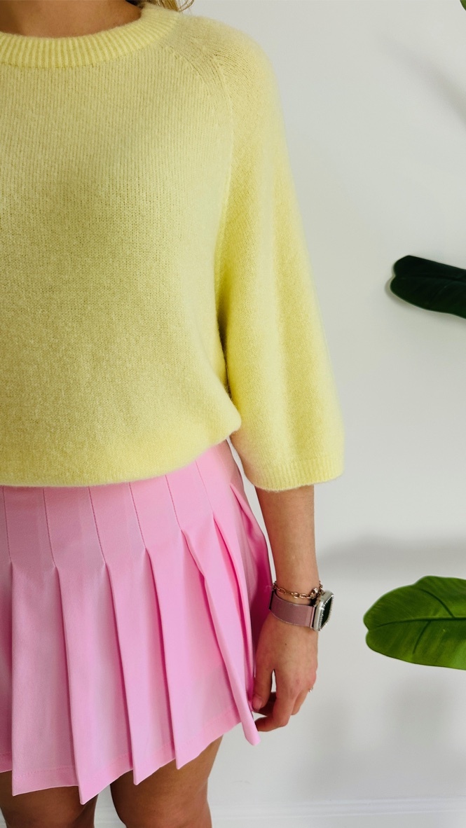 ANASTASIA YELLOW PASTEL PULL