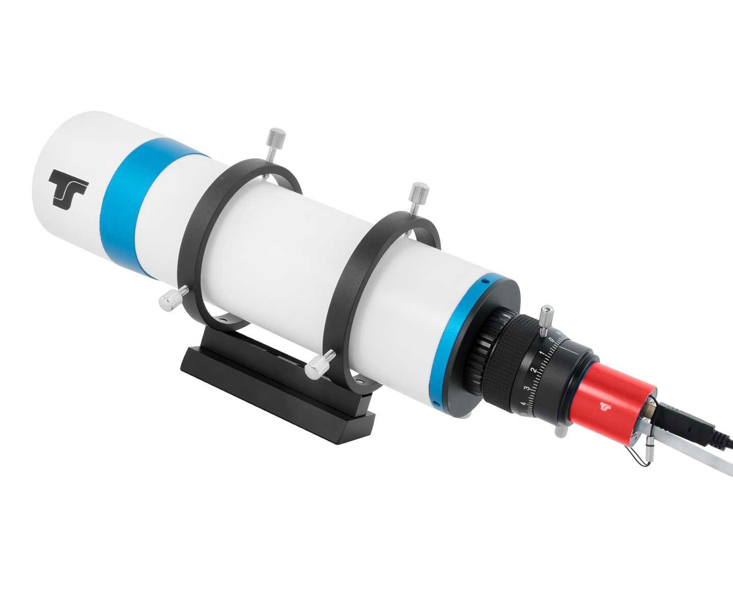 TS-Optics Guiding Set 80 mm Guide Scope and and ASI120MM Mini guiding ...