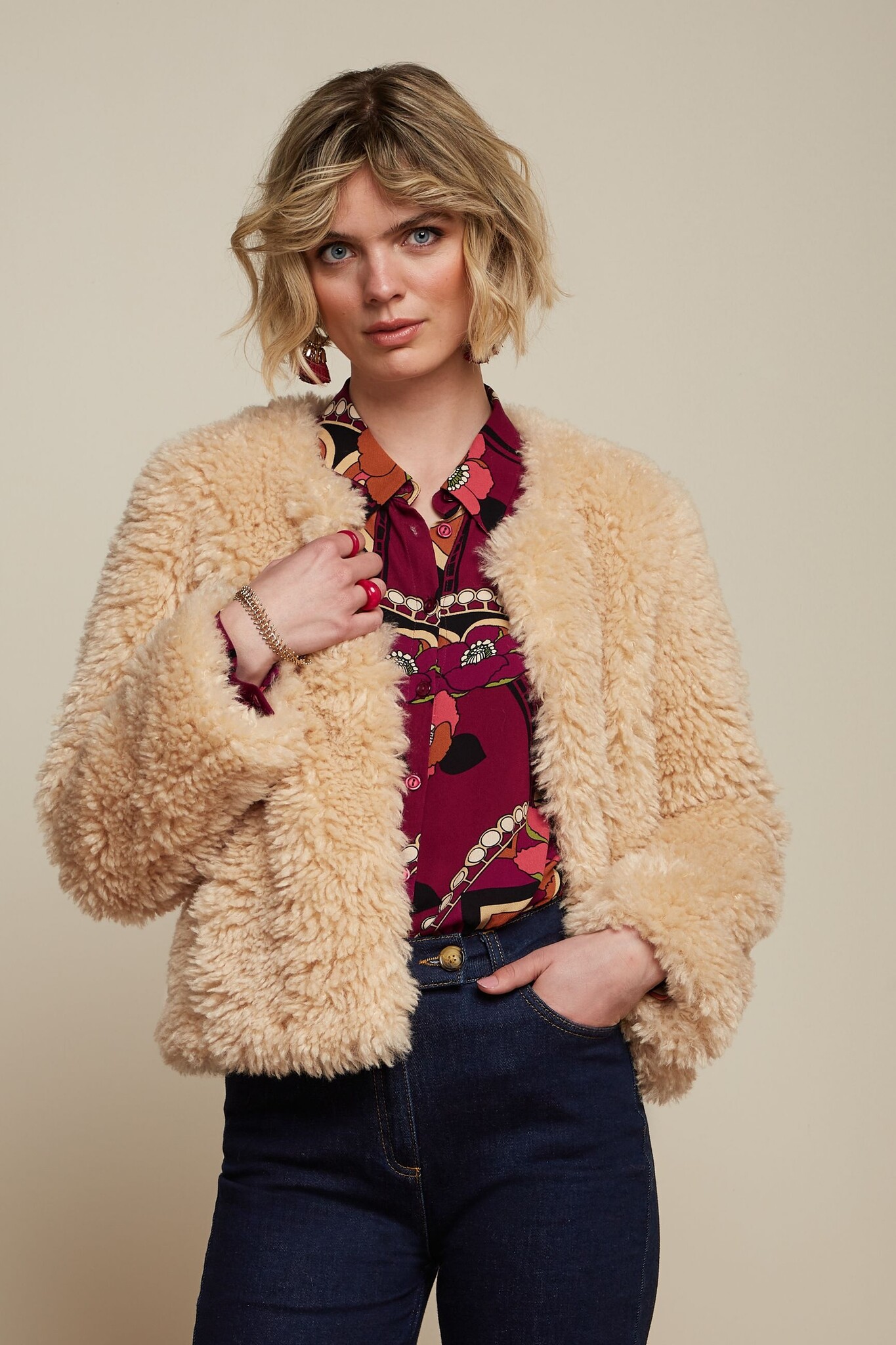 King Louie Paloma Coat Boheme Marzipan bestellen? - Hippe Kippe