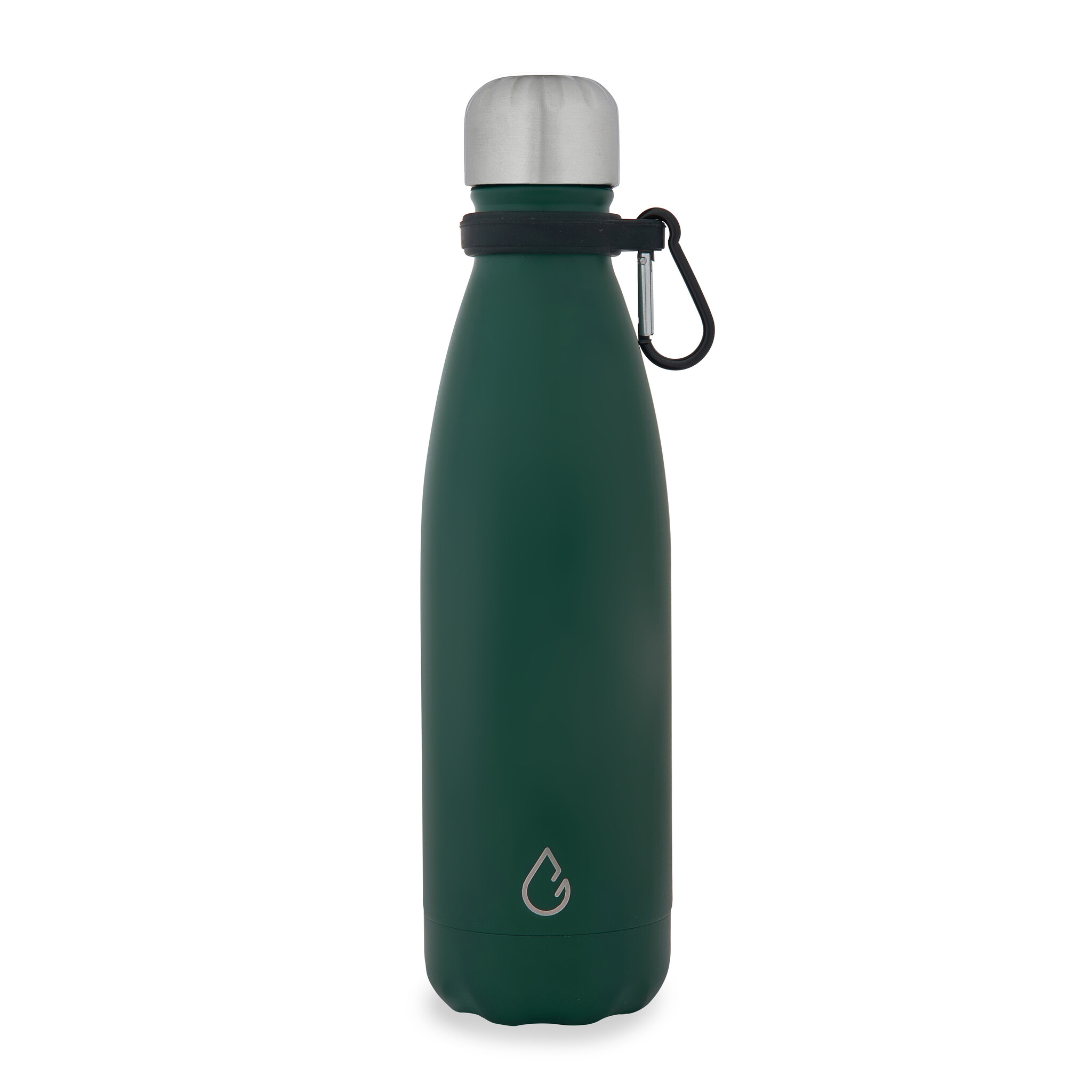 Design waterfles RVS mosgroen 500 ml - Wattamula - Wattamula