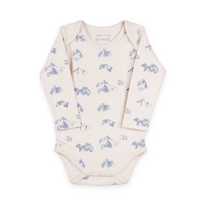 Organic by Feldman - body, ls, greyblue healing mountain - Zonnehoed