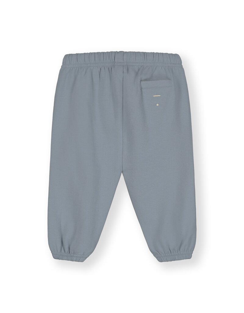 Baby Track Pants GOTS Stone Grey - Jack & Zo.