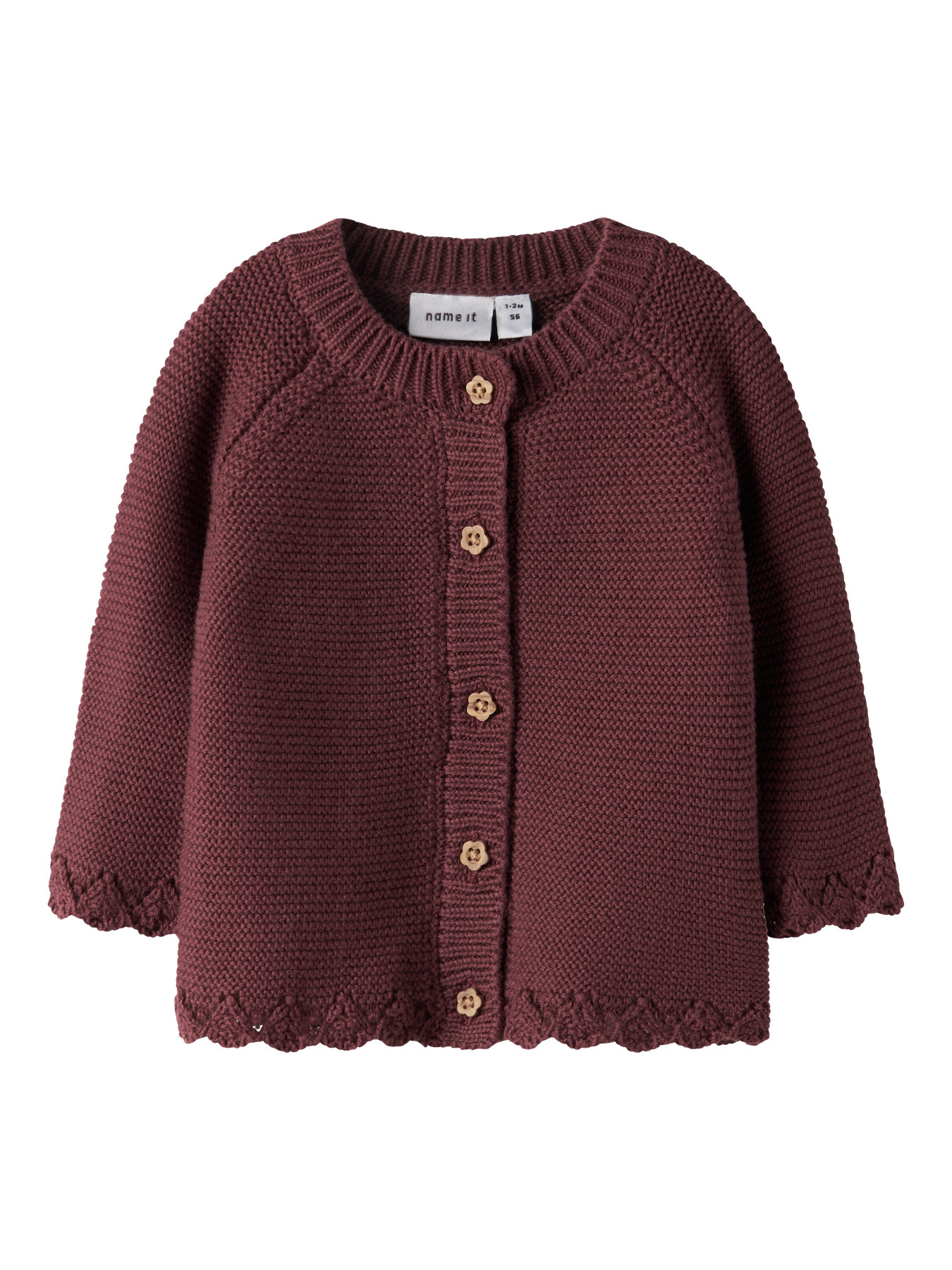 Balsam Knit Cardigan Oxblood Red - Jack & Zo.