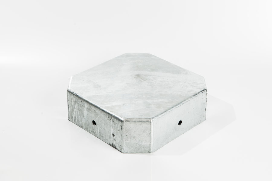 DockParts Pile Cap 8 sided 150 x 150 x 53 mm - DockParts