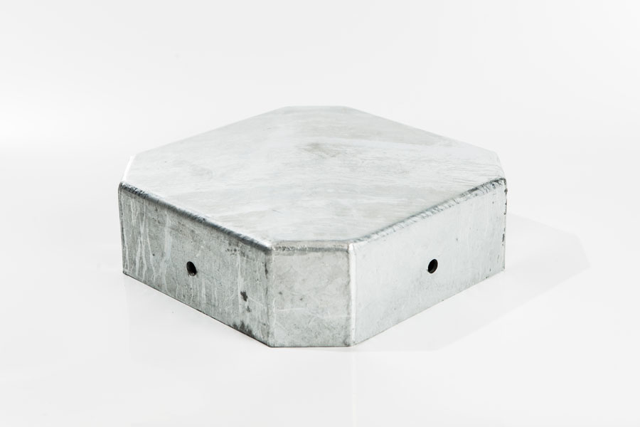 DockParts Pile Cap 8 sided 200 x 200 x 63 mm - DockParts