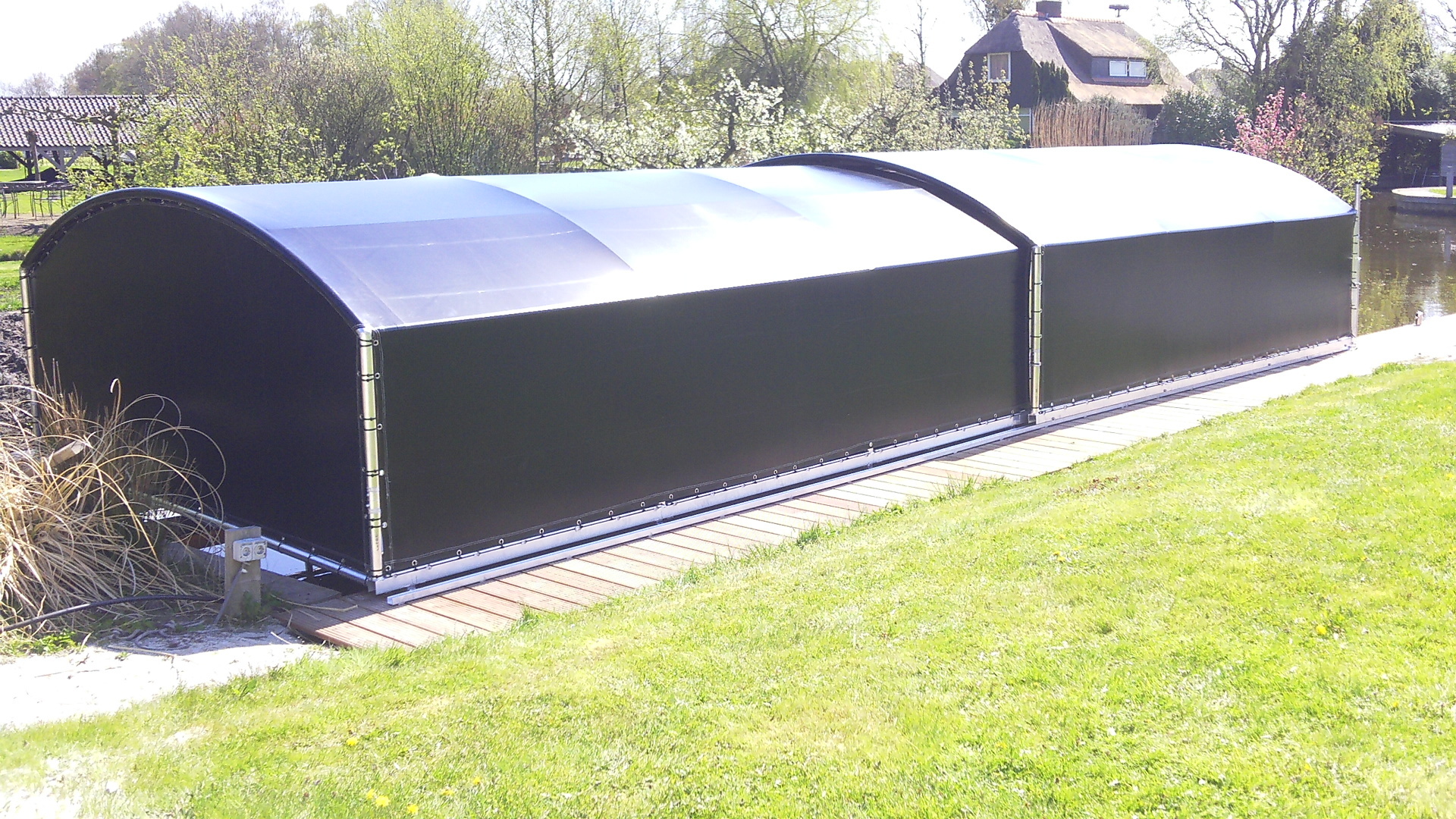 Boatcover (edge-float system) - DockParts