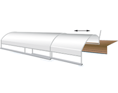 Boatcover (edge-float system) - DockParts