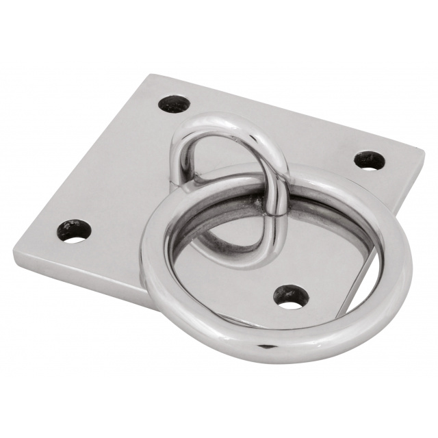 DockParts Moorring ring 100 x 100 mm, stainless steel 304 - DockParts