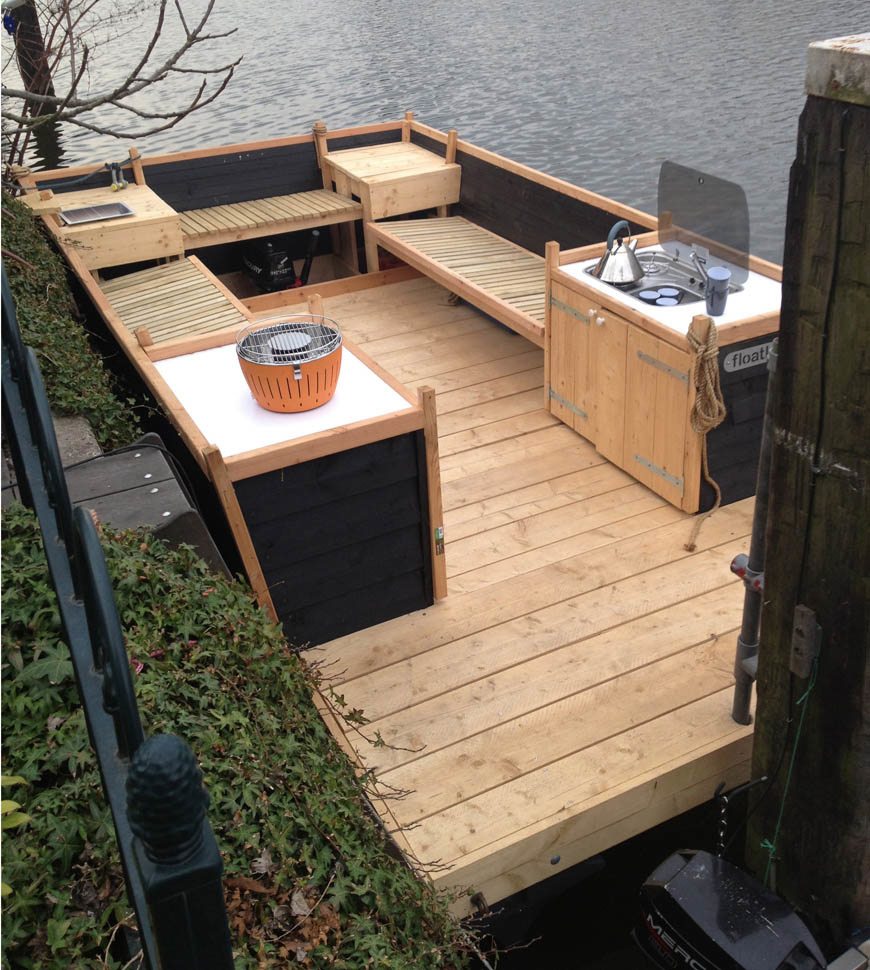 Floatlands boat nose float - DockParts