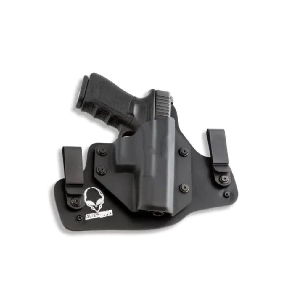 Cloak Tuck Leather Holster for G26 (Black) - Standard Clips - Levelfour ...