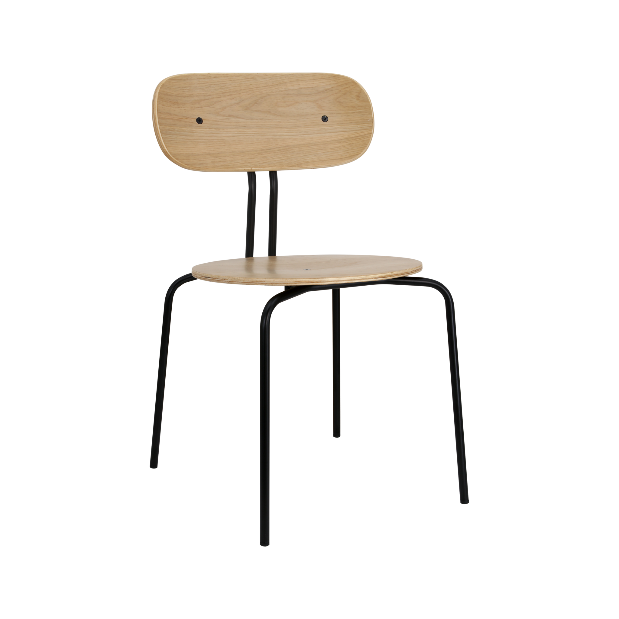 Curious chair black legs - Woondesign